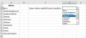 Jak vytvořit rozevírací seznam v Excelu? - Andrea Valentová