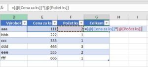 Jak funguje chytrá tabulka a její automatické vyplňování? - Andrea ...